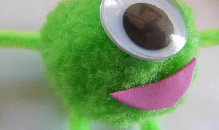 Bricolage Monstre et Compagnie : mini Bob Razowski