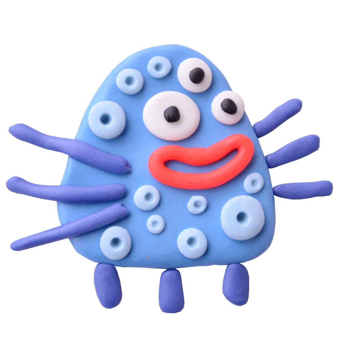 Monstre en pâte à modeler : des idées simples