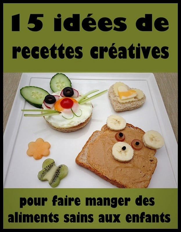 Recettes créatives et aliments sains