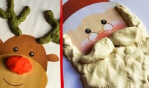 Dessins de Noël pour pâte à modeler