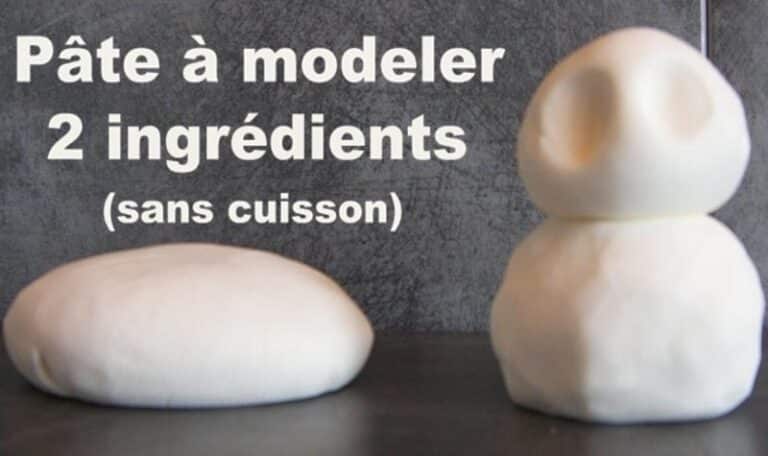 Pâte à modeler avec deux ingrédients... et sans cuisson