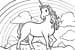 Coloriage licorne arc-en-ciel : 50 dessins à imprimer