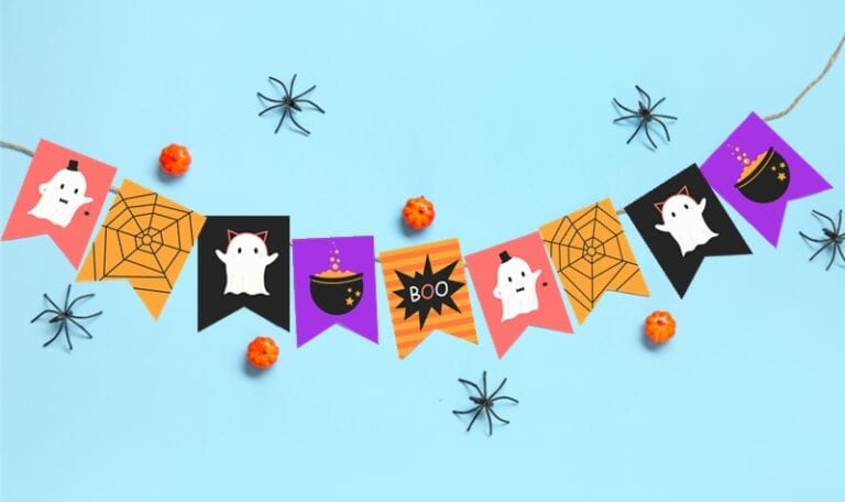 Guirlande d'Halloween à imprimer : 10 modèles gratuits